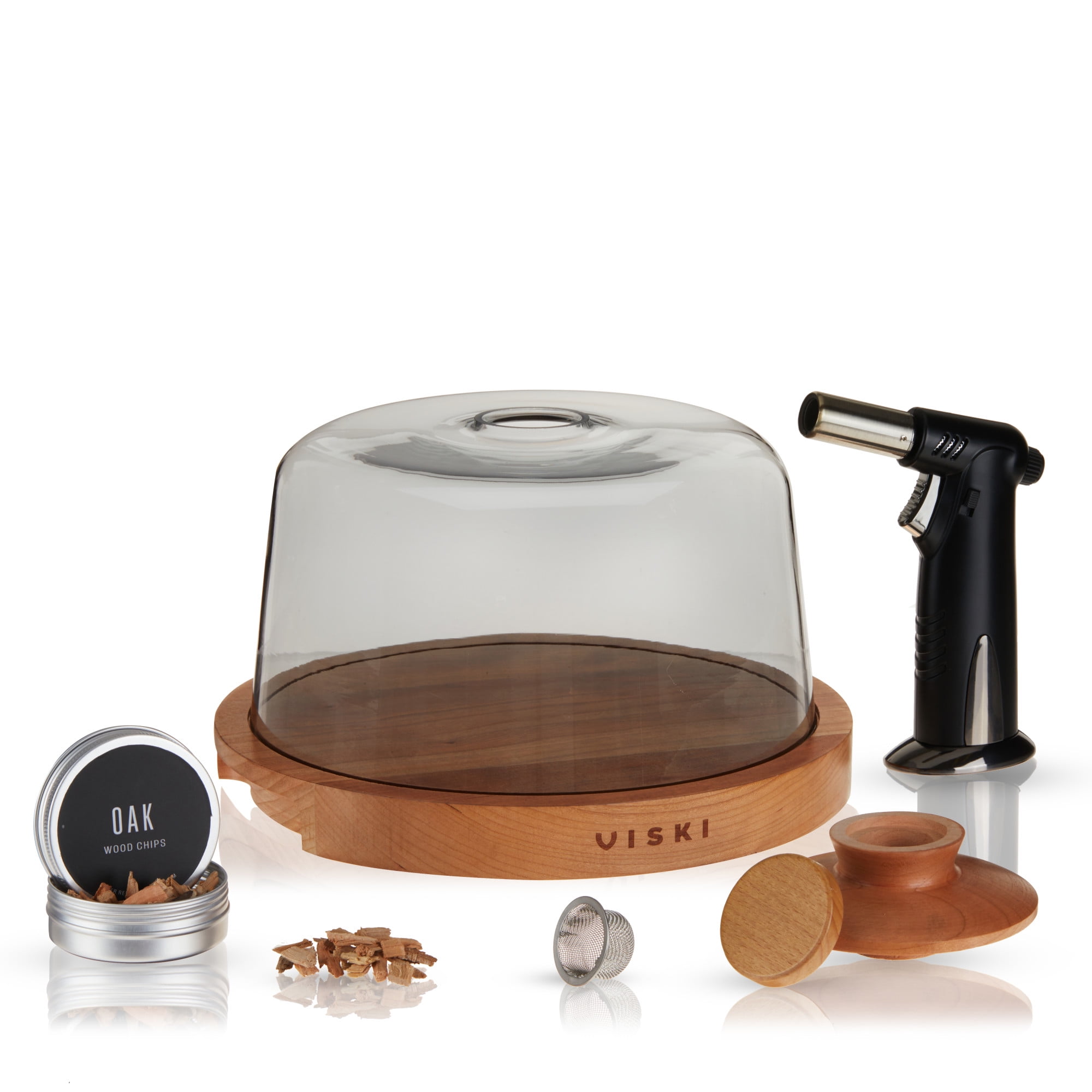 Alchemi by Viski Smoked Cocktail Infuser Kit, Handy Smoker Dome with ...