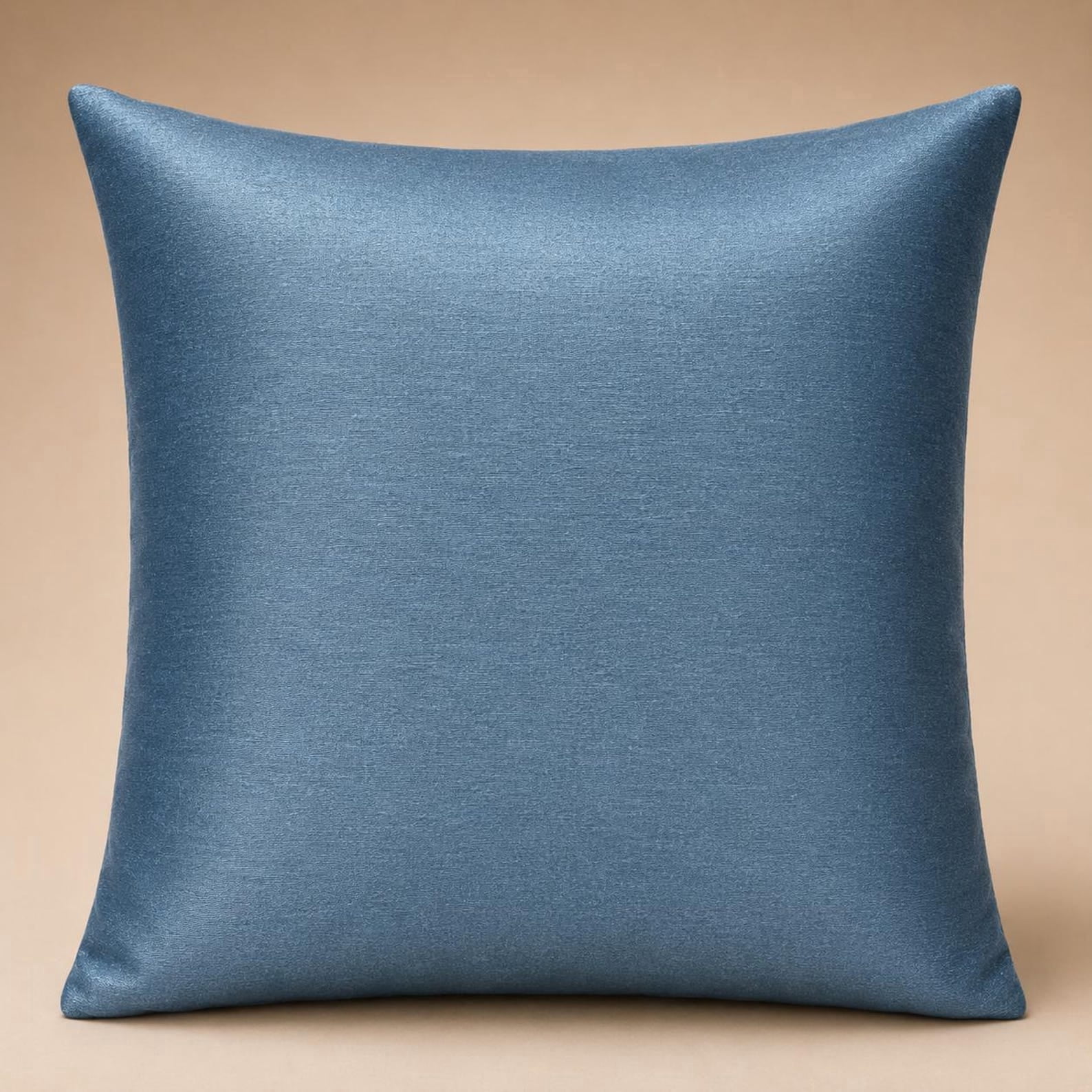 Alchemic Living Set of 2 Steel Blue Luxurious Soft Silky Satin Pillow ...