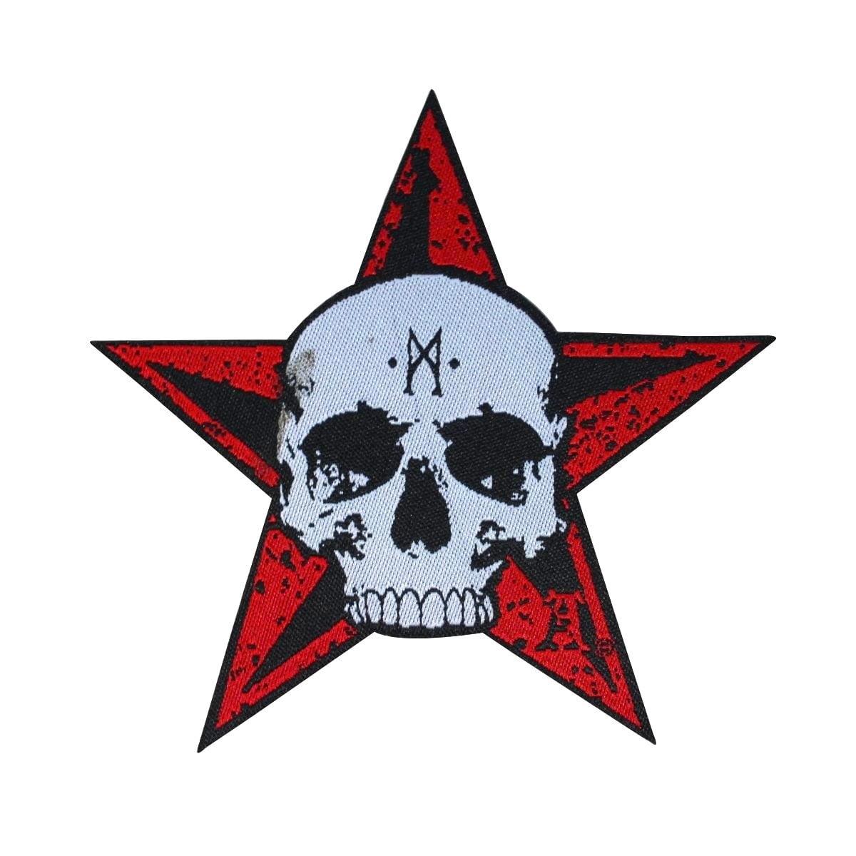 Alchemist Humanity Skull Red Nautical Star Patch Alchemy Symbol Sew-On ...