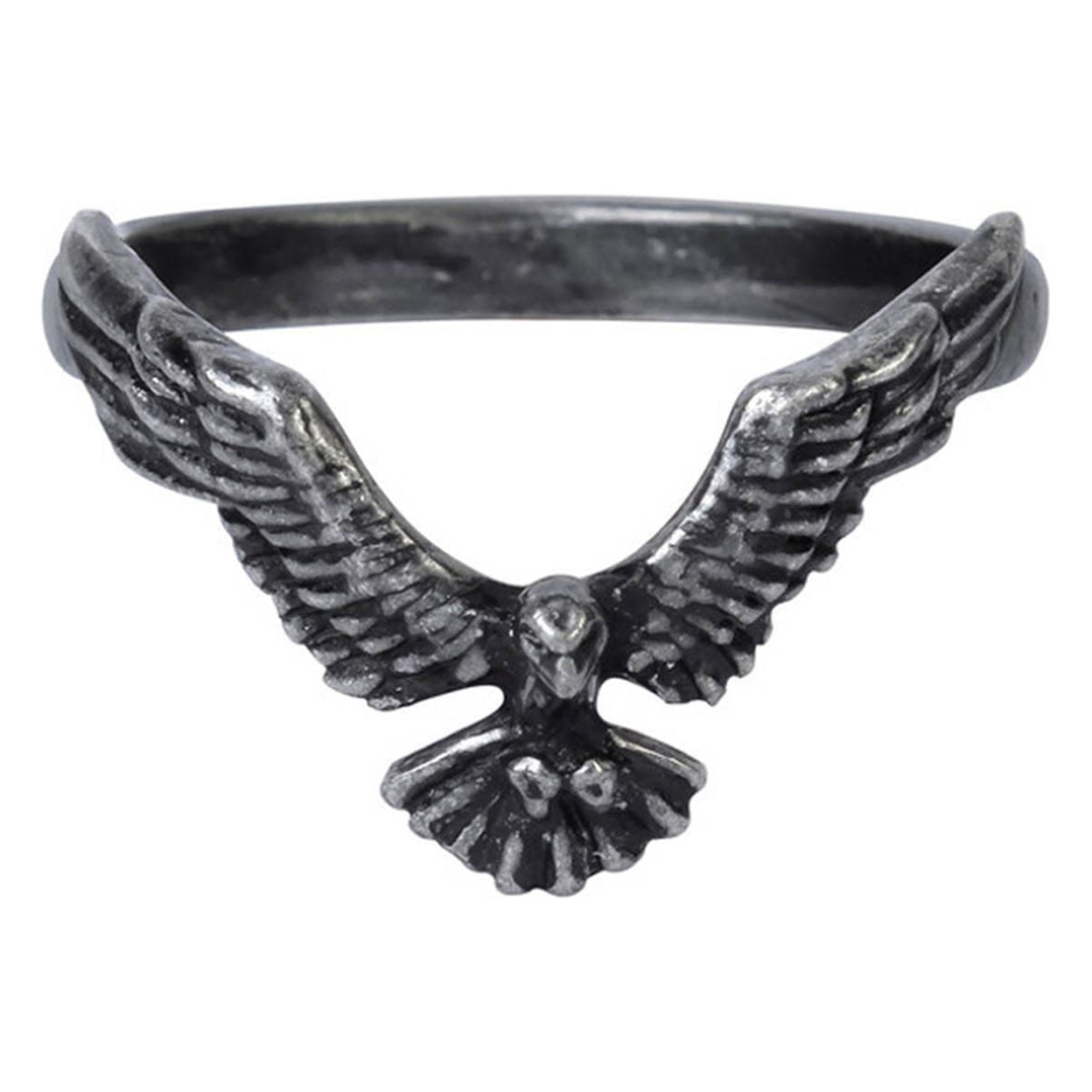 Alchemy Gothic Lightweight Fashion Ravenette Ring - N / 7 - Walmart.com