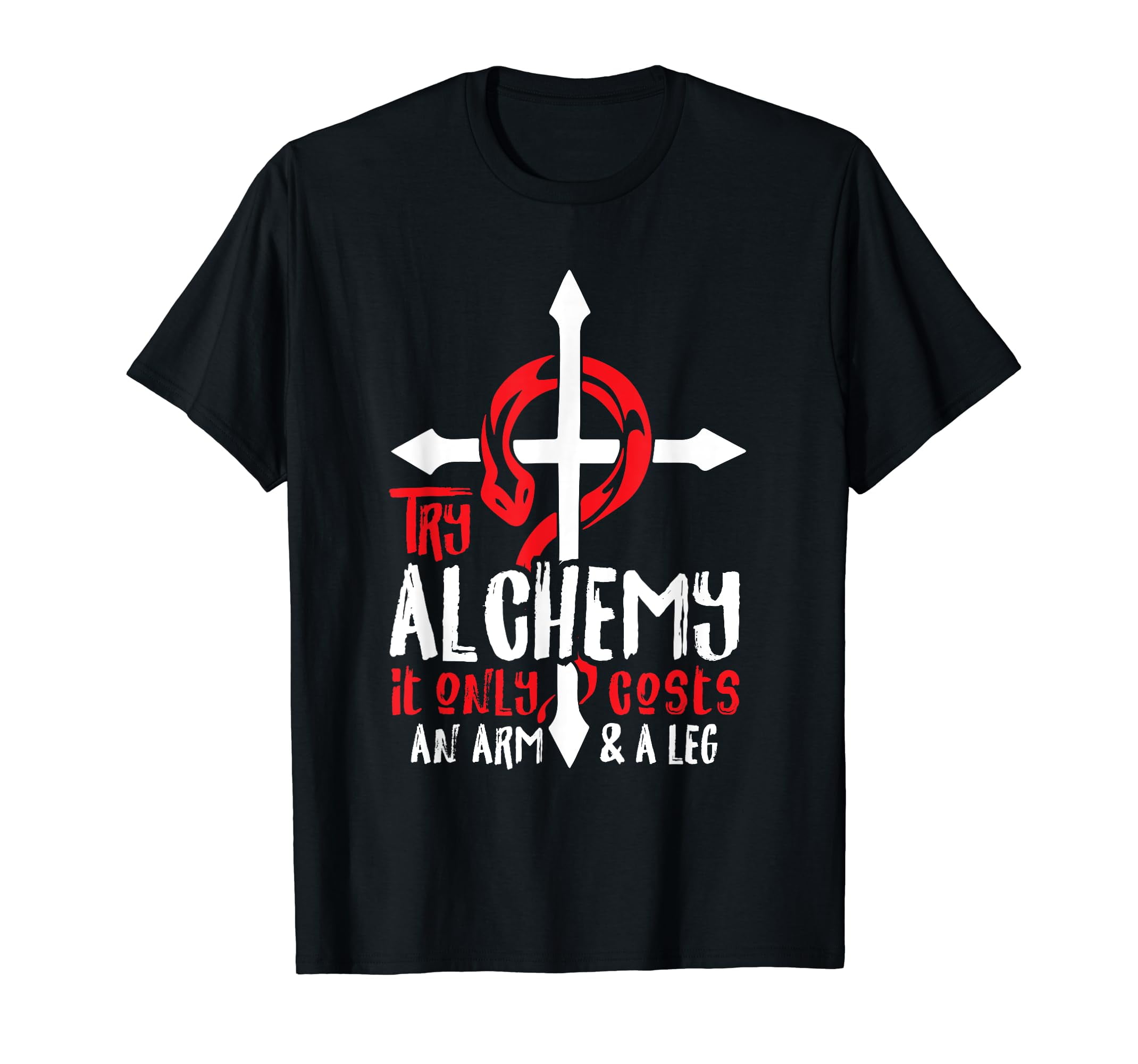 Alchemy It Only Costs An Arm And Leg Anime Alchemist 666 T-Shirt ...