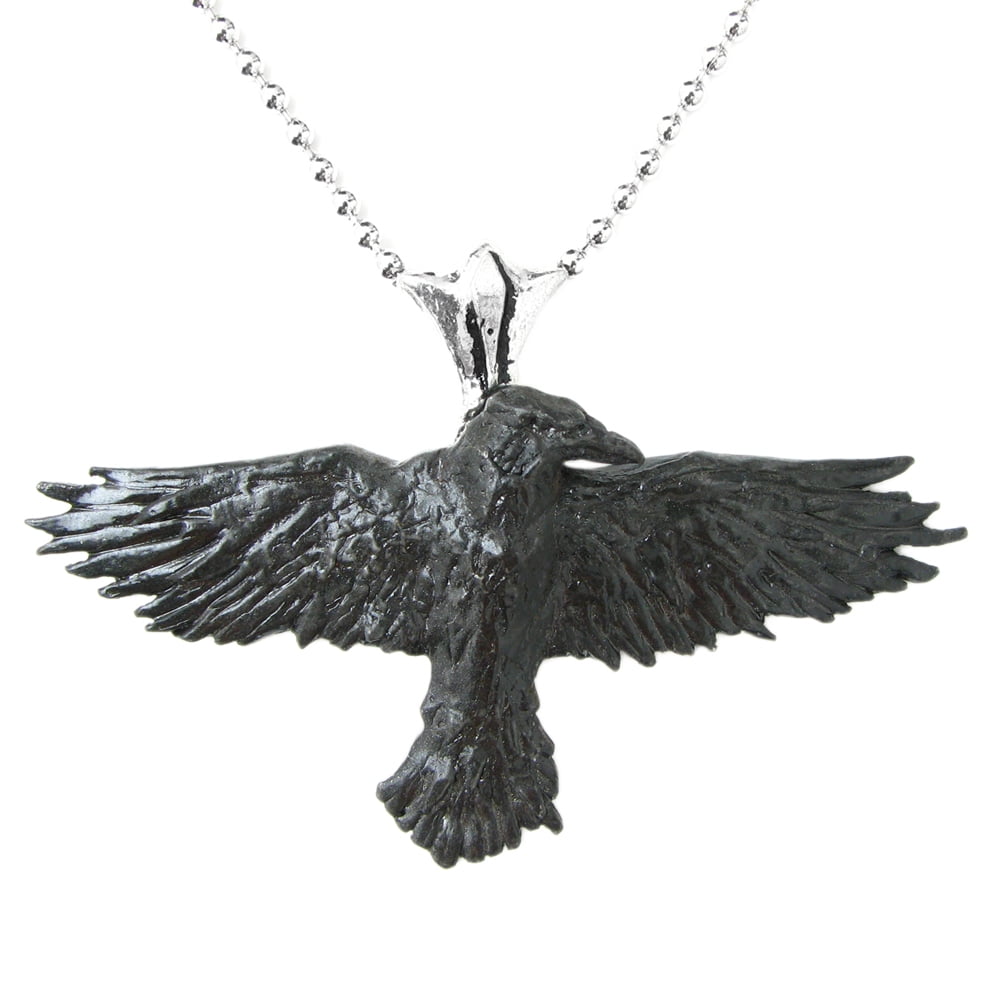 Alchemy Metal-Wear Black Raven Pendant - Walmart.com