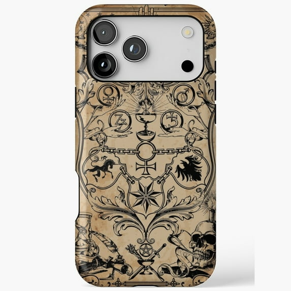 Alchemy Spell Scroll Art Phone Cover for iPhone 11 12 13 14 15 16 17 ...