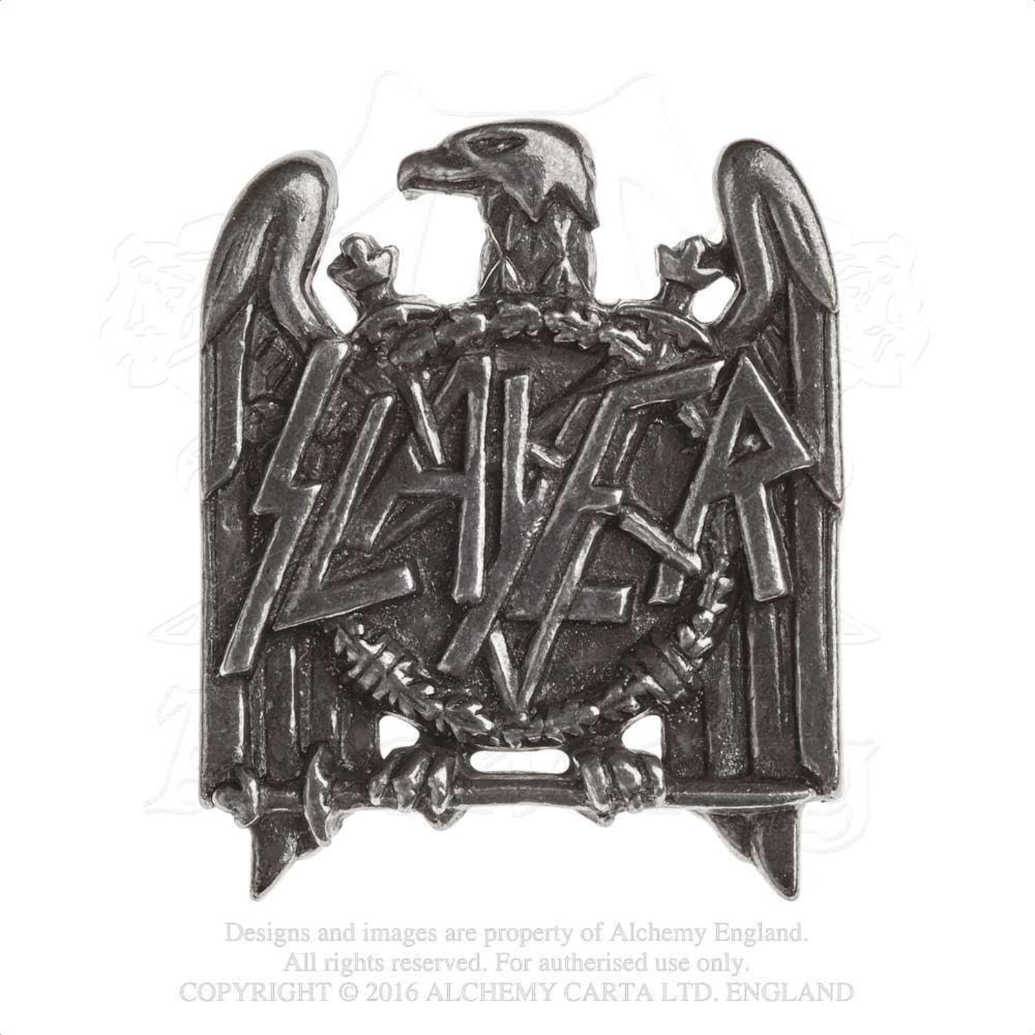 Alchemy of England PC504 Slayer Pin Badge, Eagle Logo - Walmart.com