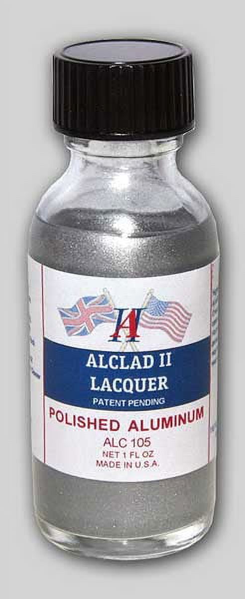 Alclad II Lacquers 105 Polished Aluminum 1oz Paint - Walmart.com