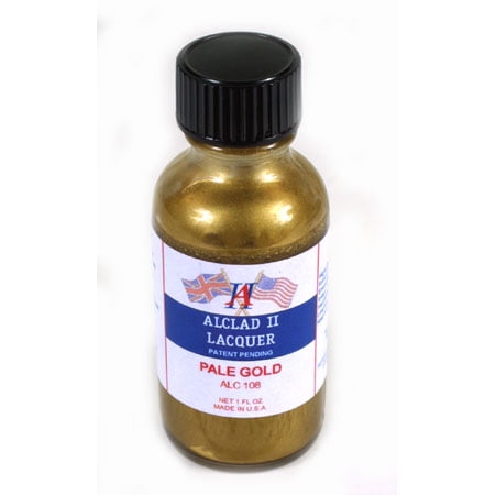 Alclad II Lacquers 108 Pale Gold 1oz - Walmart.com