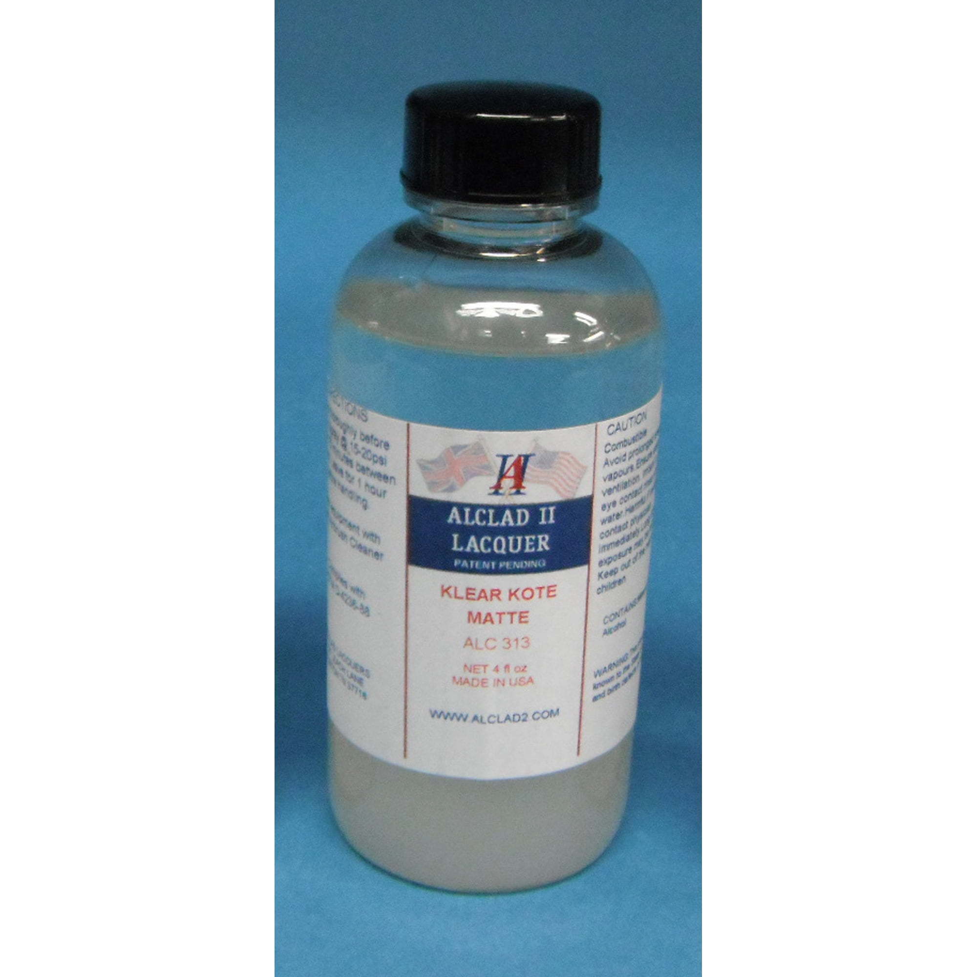 Alclad II Lacquers 313 Klear Kote Matte 4 oz - Walmart.com