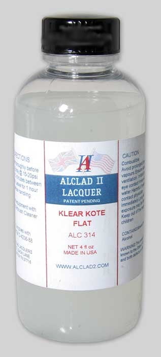 Alclad II Lacquers 314 Klear Kote Flat 4 oz - Walmart.com