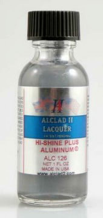 Alclad II Lacquers High Shine Plus Aluminum 1oz ALC126 Lacquer Primers ...