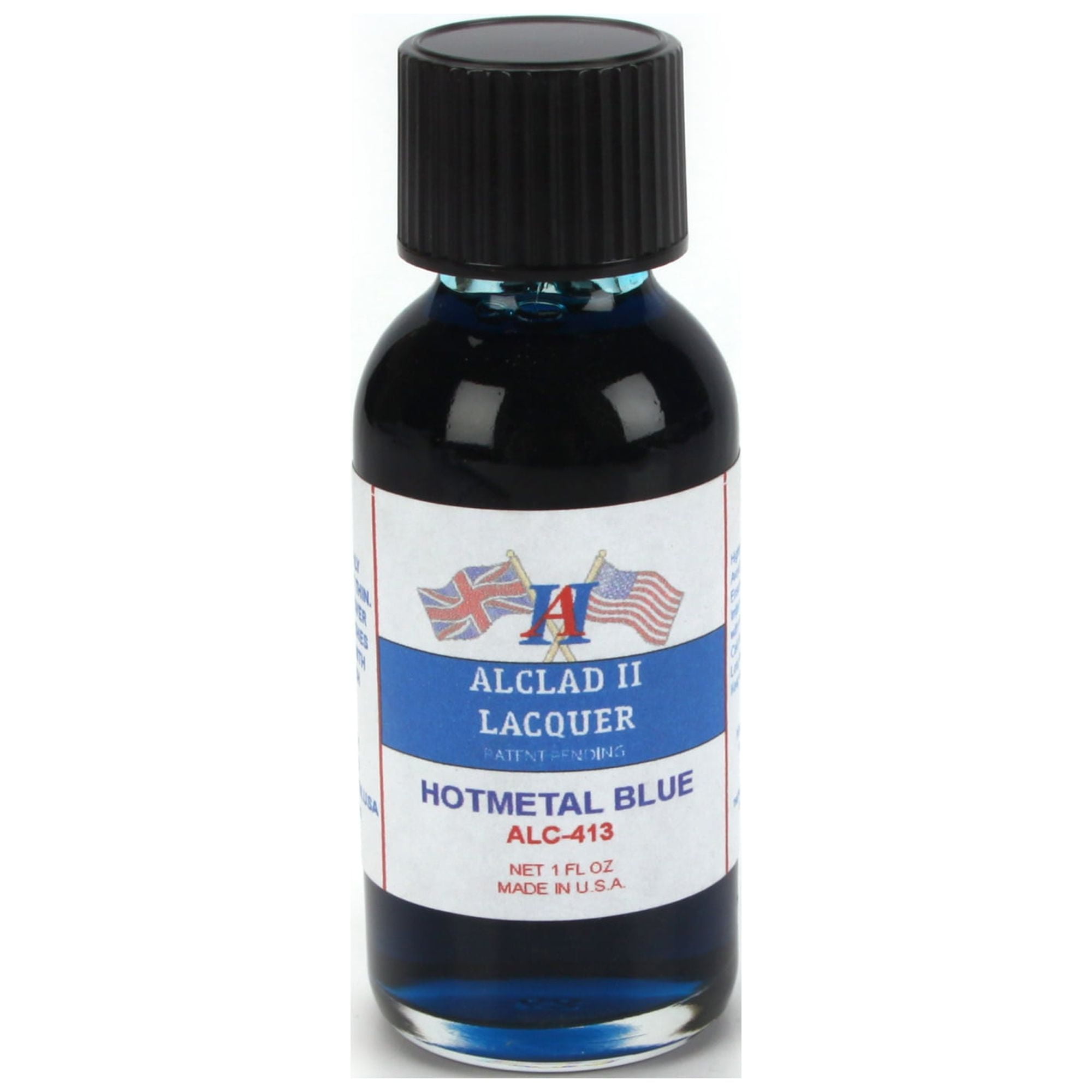 Alclad II Lacquers Hot Metal Blue 1 oz ALC413 Lacquer Primers & Paints ...