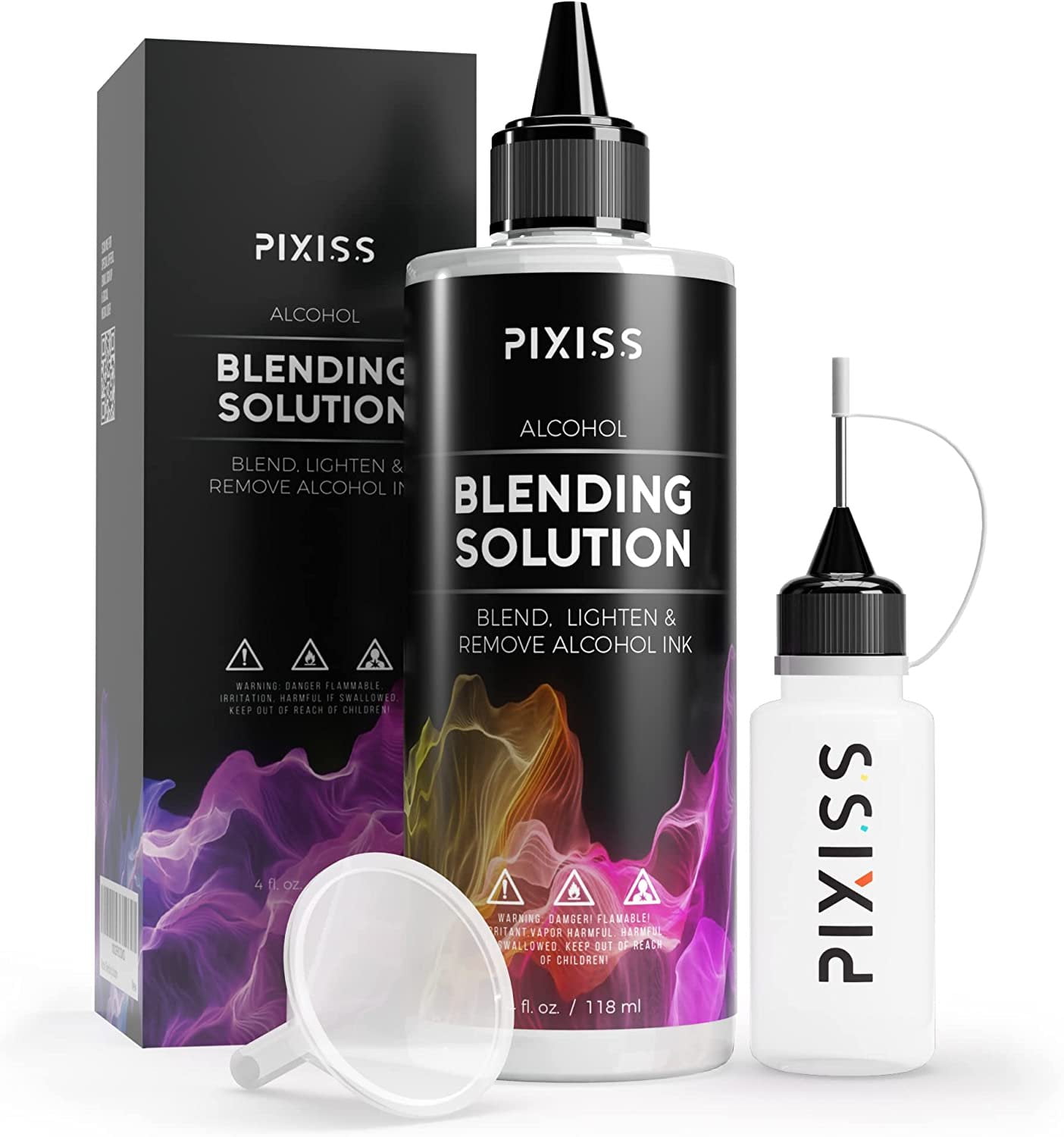 Pixiss Alcohol Blending Solution, Large 4oz, Ink Thinner and Remover ...