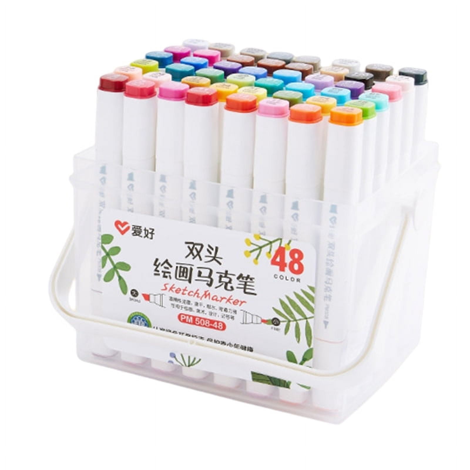 Alcohol Brush-Markers Art Marker Set Double Tipped Alcohol-based Marker ...