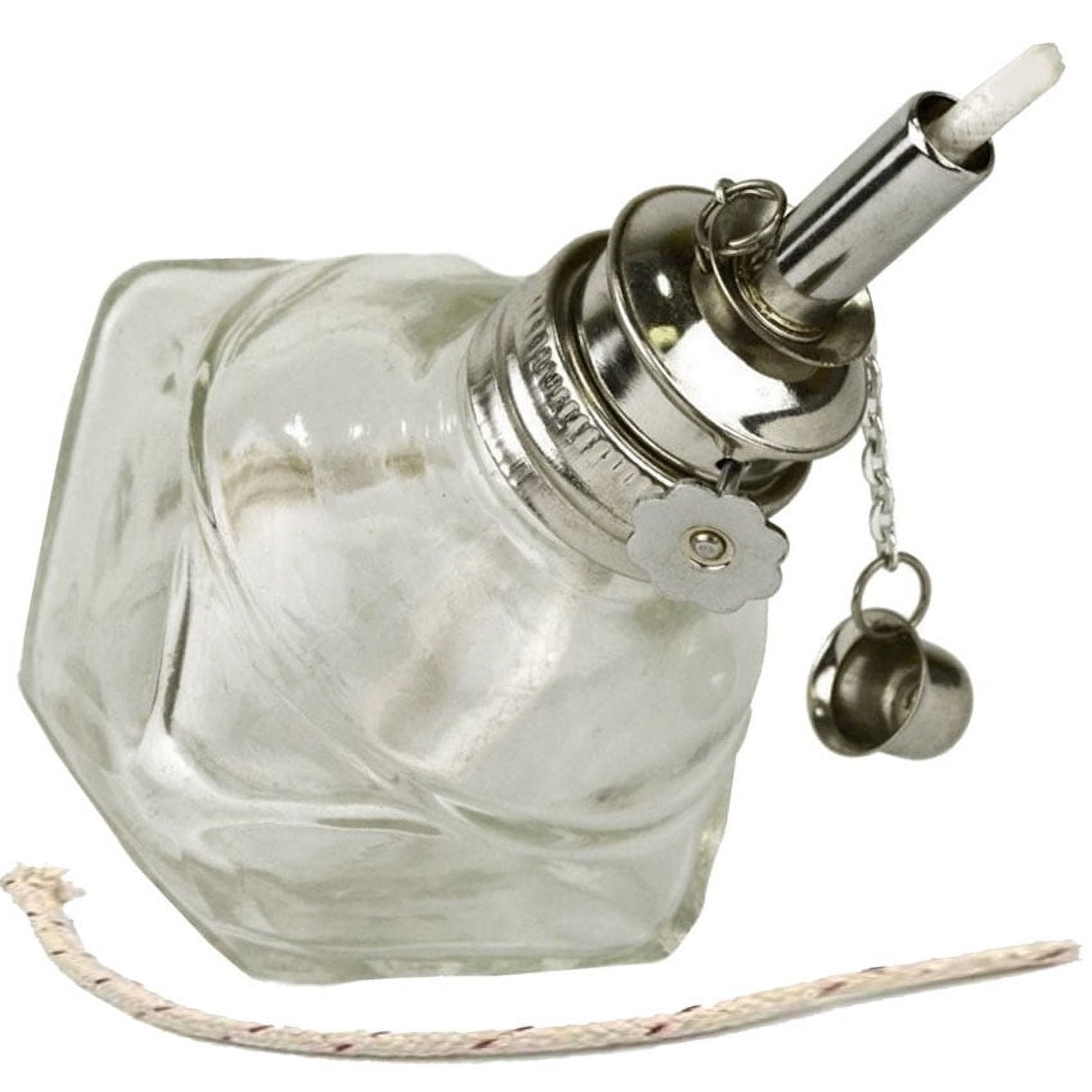 Alcohol Burner Glass Lamp W/ Adjustable Wick Jewelers Lamp + Extra 3/16 ...