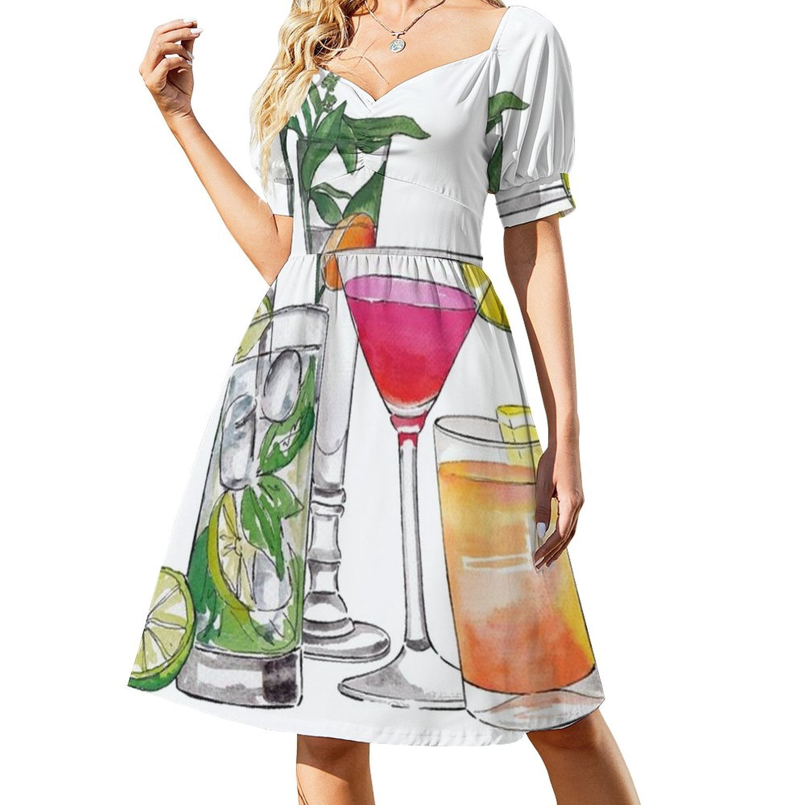 Alcohol Drinks Tapestry Dress Party dresses for women summer dresses ...