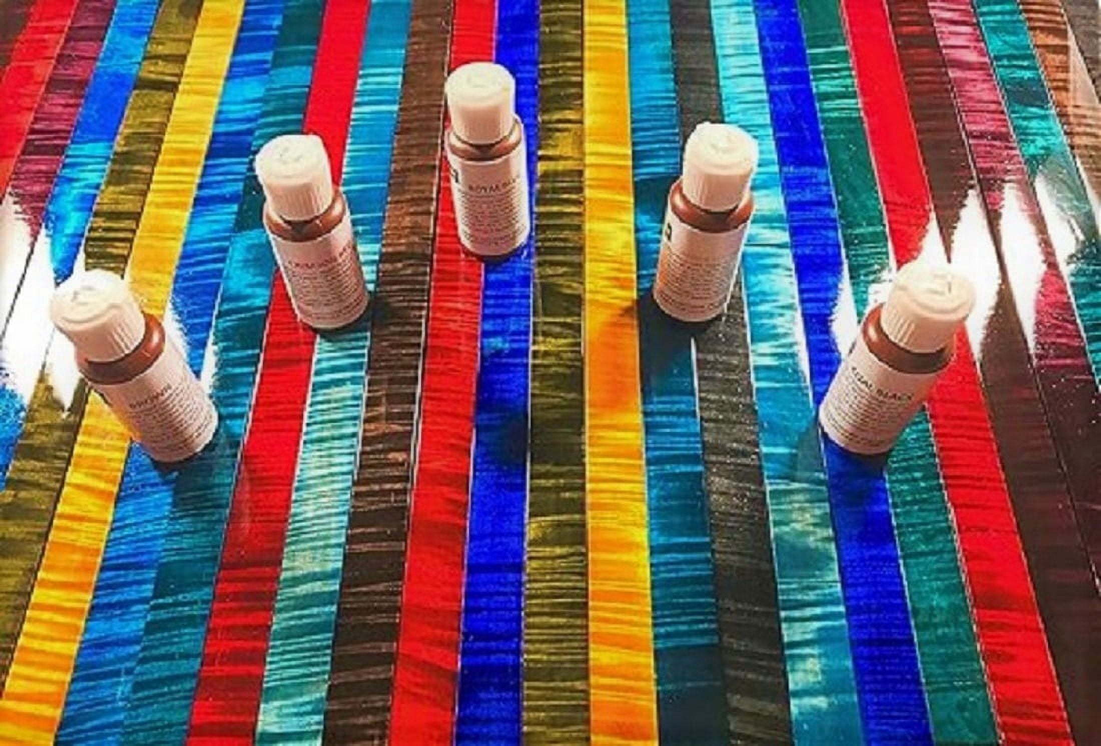 Alcohol Dye 5 Color Wood Dye Bottles from Keda Dye - Make Bright Wood ...