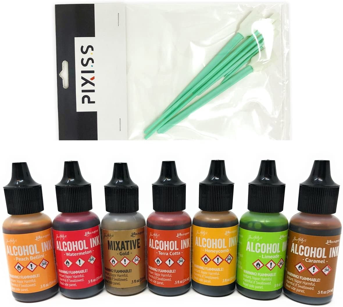Alcohol Ink Set 7 Colors Collection of Ranger Tim Holtz Inks - Walmart.com