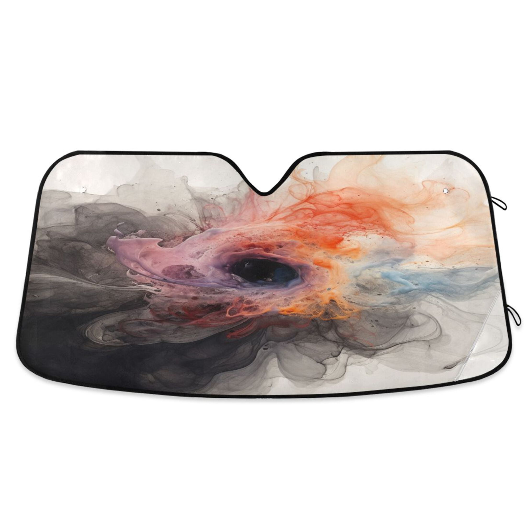 Alcohol Ink Tie Dye Car Windshield Sun Shade Foldable Car Front Window ...