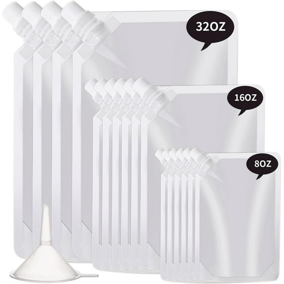 Alcohol Pouches for Liquor,Reusable Drink Pouches for Adults Alcohol ...