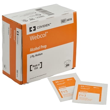 Dynarex Alcohol Prep Pads (Swabs) Sterile, Medium 200 ea HSA/FSA ...