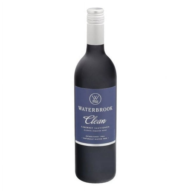 WATERBROOK CABERNET CLEAN NON-ALCOHOL NON-ALCOHOLIC 750ML 1 BOTTLE ...