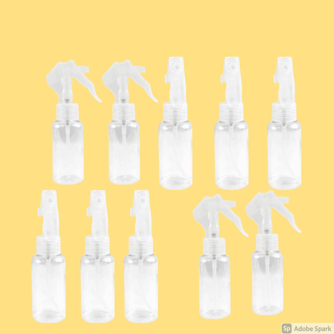 Alcohol Spray bottle 10 pack (80 ml each perfect for alcohol sprays ...