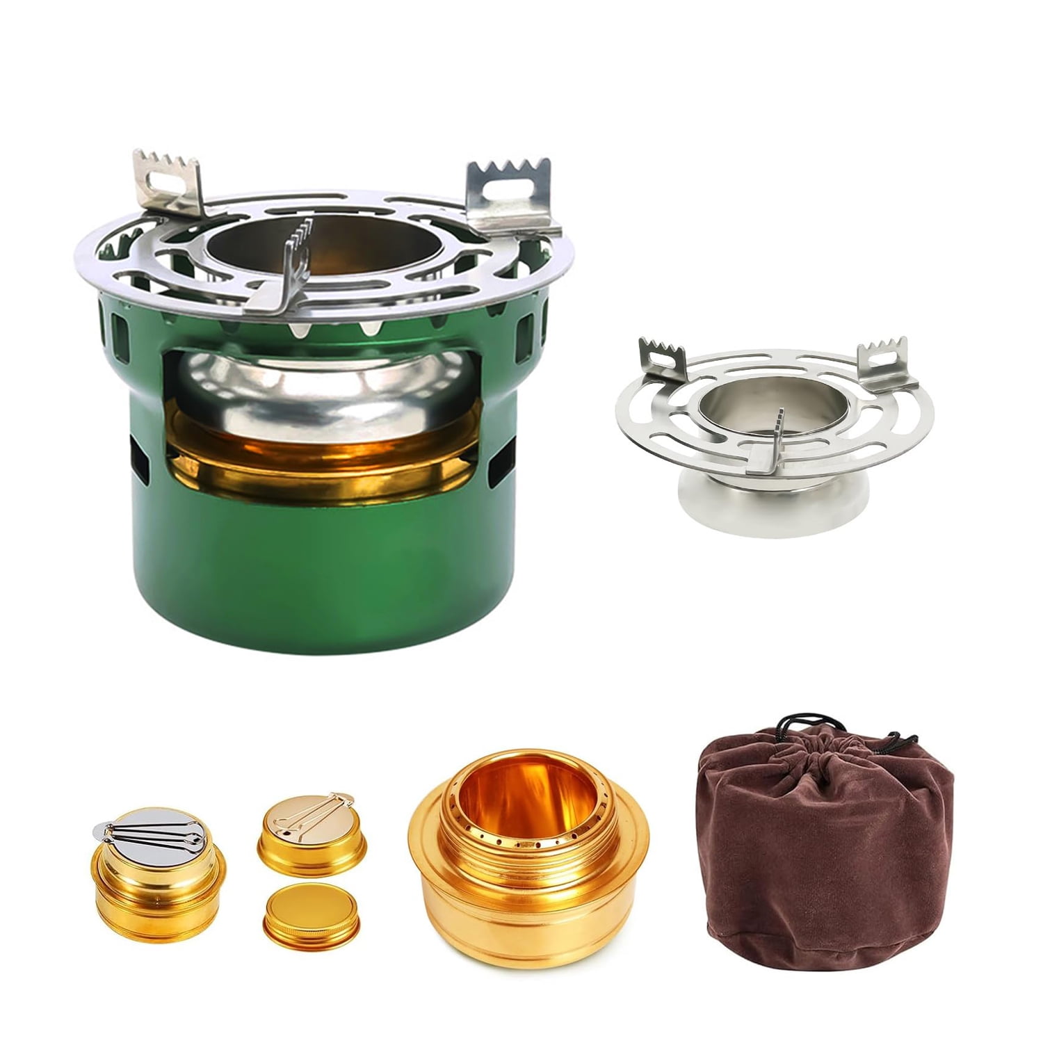 Alcohol Stove Camping Portable Backpacking Lightweight Alcohol Burner ...