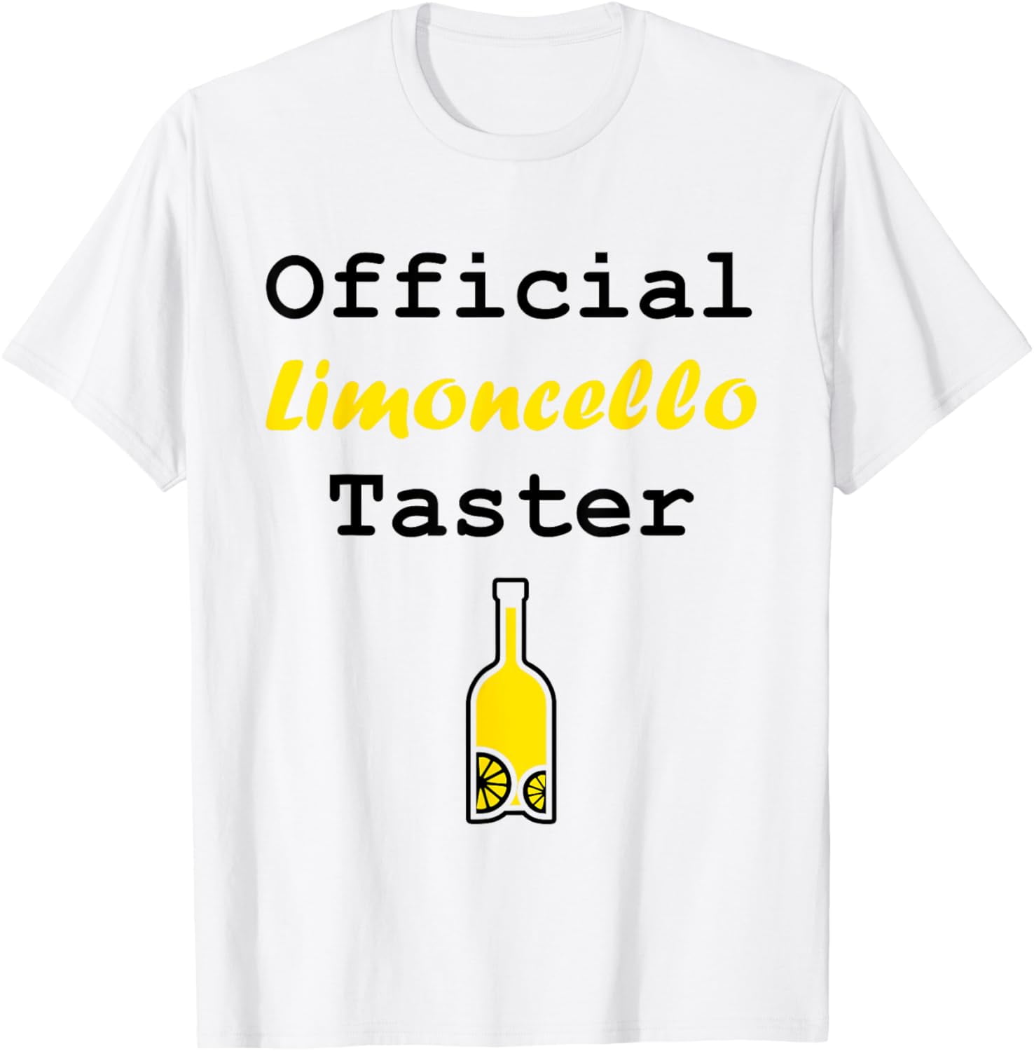Alcohol official Limoncello taster Funny lemon Limoncello T-Shirt ...