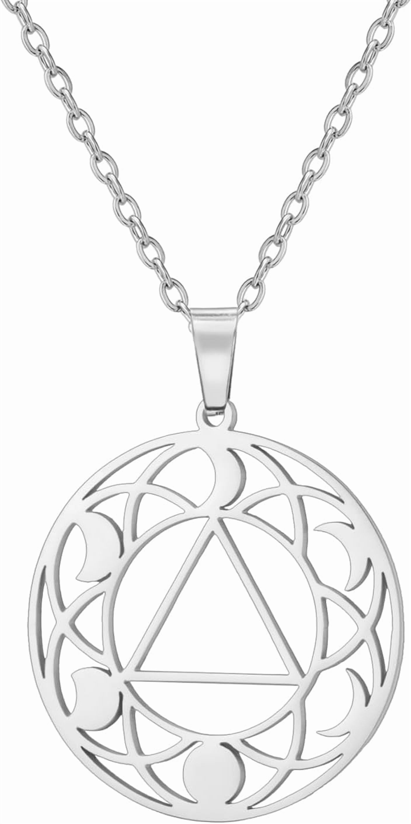 Alcoholics Anonymous Necklace for Women Sobriety Recovery Symbol ...