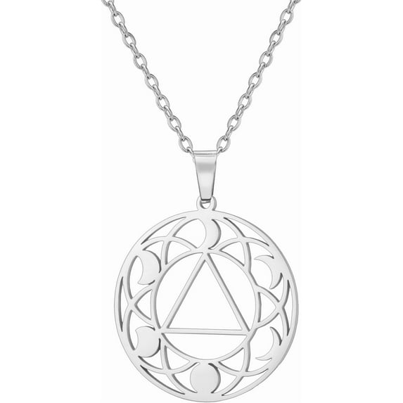 Alcoholics Anonymous Necklace for Women Sobriety Recovery Symbol ...