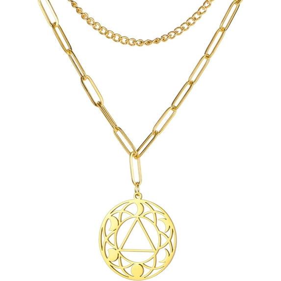 Alcoholics Anonymous Necklace for Women Sobriety Recovery Symbol ...