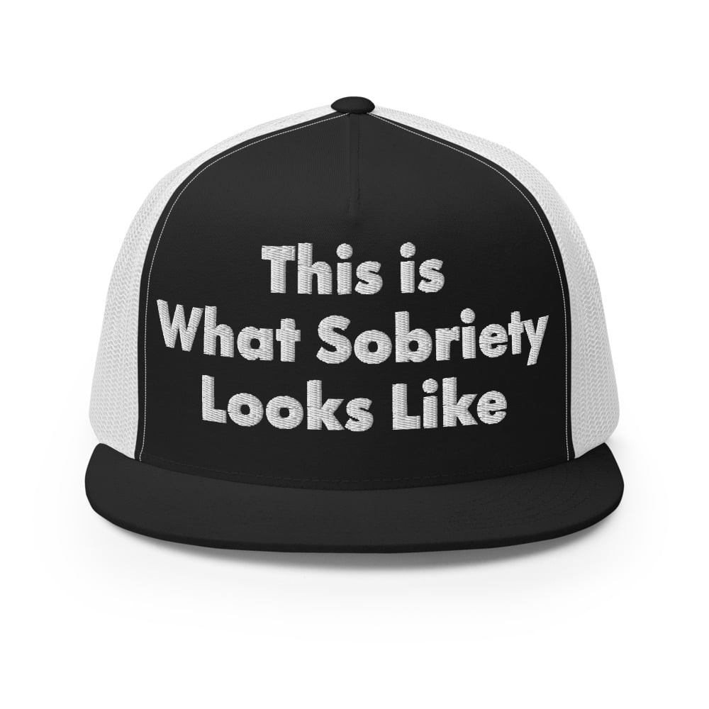 Alcoholics Anonymous Trucker Cap, This Is What Sobriety Looks Like ...