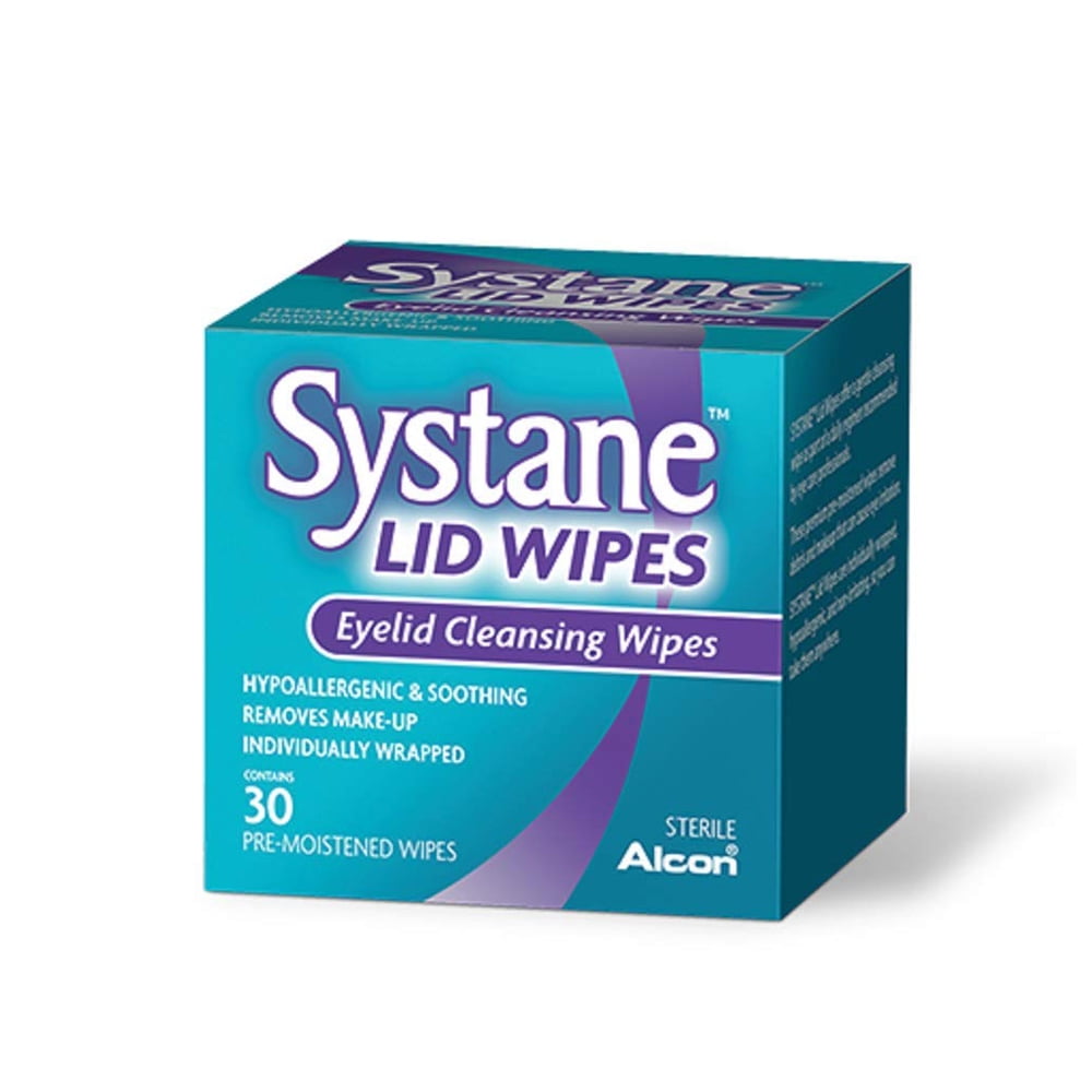 Alcon Systane Pre-Moistened Eyelid Wipes, Eye Dry Formula, 30 Count ...