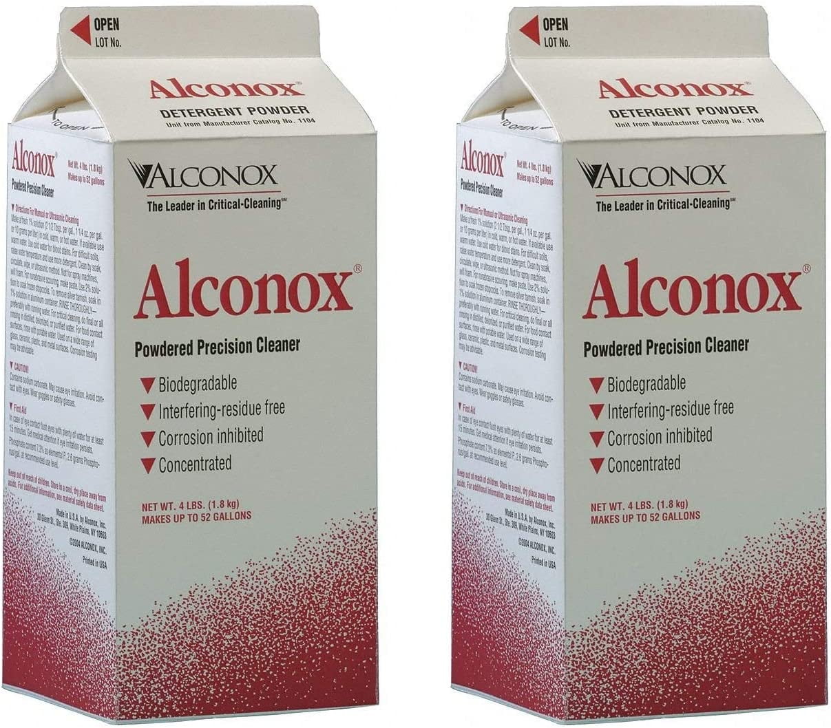 Alconox Detergent Cleaning Concentrate 4 lb. Container (2) - Walmart.com