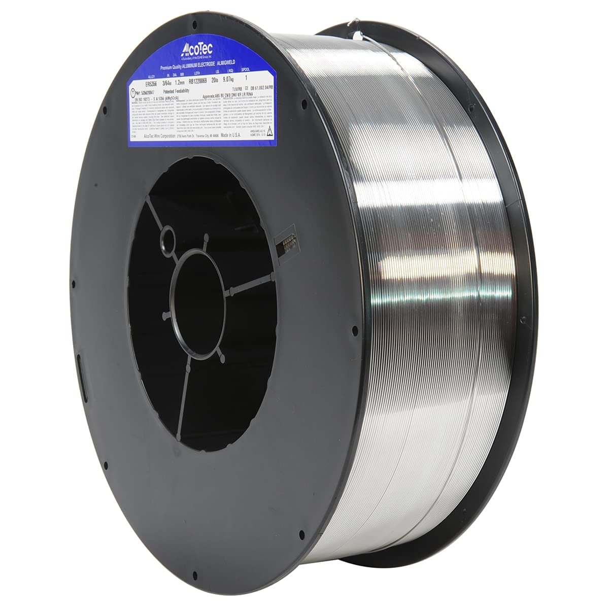 Alcotec ER4043 3/64 20# Spool Alum MIG Wire 404320047 - Walmart.com