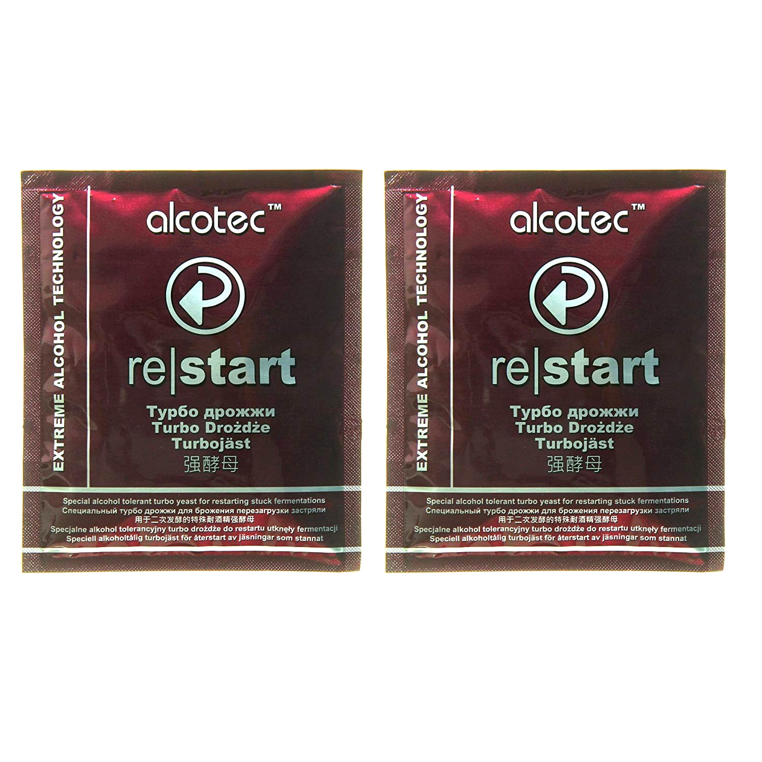 Alcotec ReStart Turbo Yeast (Pack of 2) - Walmart.com