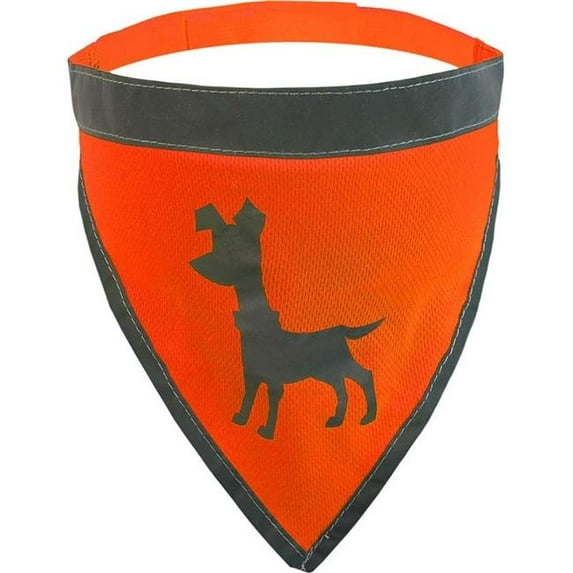 Alcott APL ES Large Visibility Dog Bandana - Neon Orange - Large ...