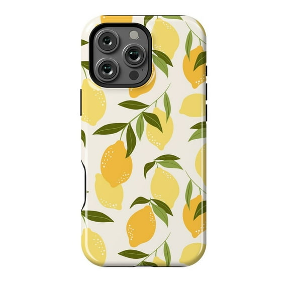 Alcudia Lemons Summer Fruit Art iPhone Case 17 16 15 14 13 12 11 Pro ...
