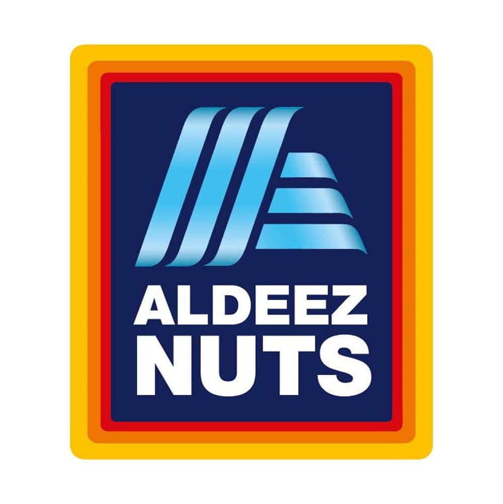 Aldeez Nuts Vinyl Sticker Decal (4" x 3.5") | Peel & Stick | Funny ...