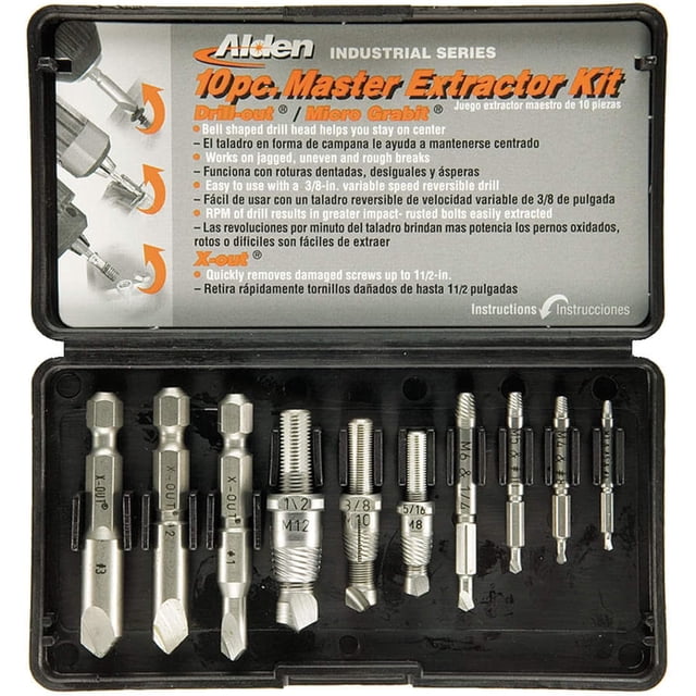 Alden 1007P 10 Piece Master Extractor Kit - Walmart.com