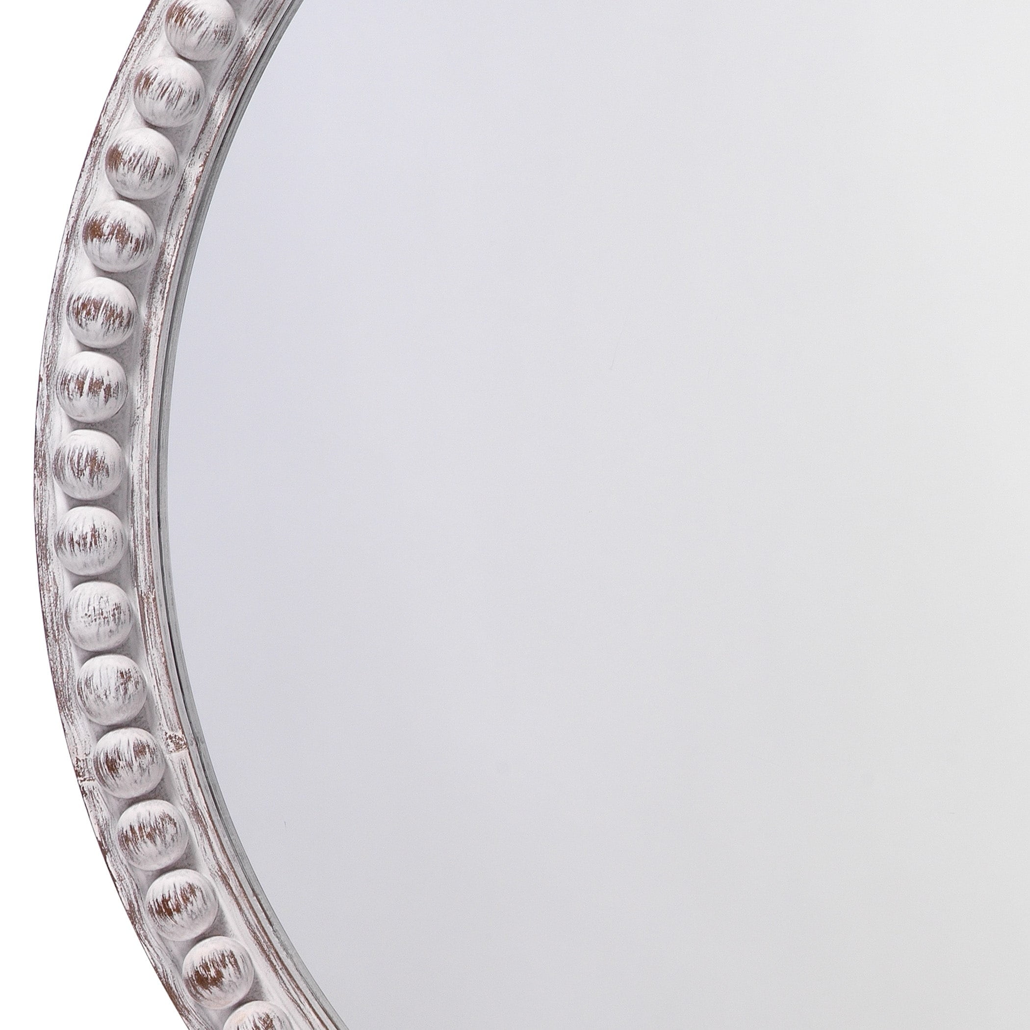 Alden Décor Claire Beaded Mirror Round - Walmart.com