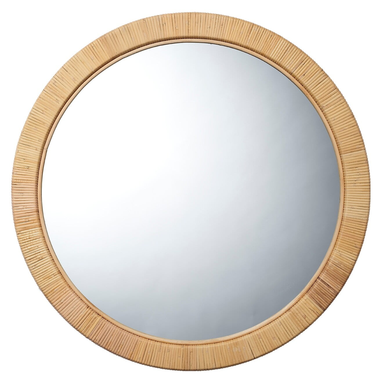 Alden Décor Zuri Rattan Round Mirror - Walmart.com