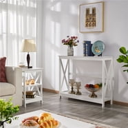 DecMode Black Traditional Wood Console Table, 31"W x 32"H - Walmart.com