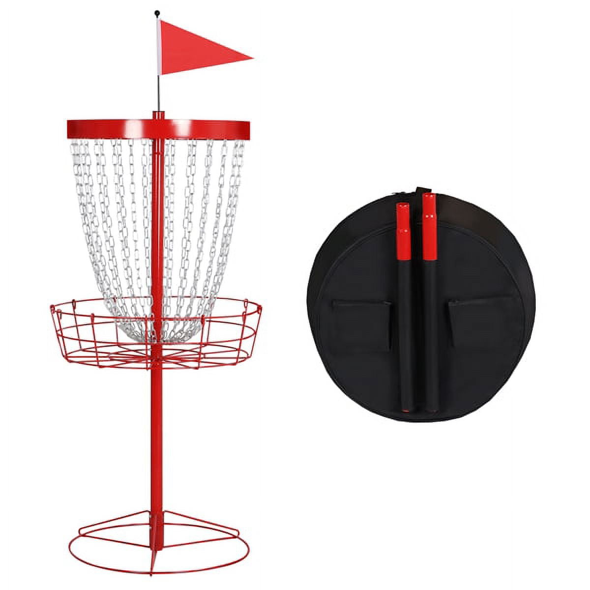 Alden Design 24-Chain Disc Golf Goal for Target Practice with Carrying ...