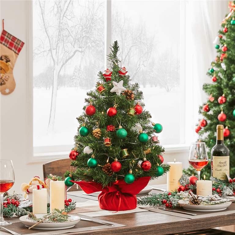 Tiny Fake Christmas Trees