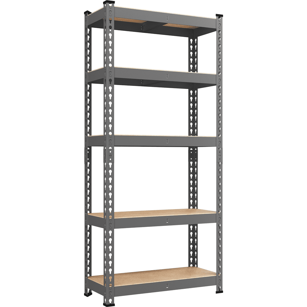Alden Design 5-Tier Adjustable Steel Storage Rack, Dark Gray - Walmart.com