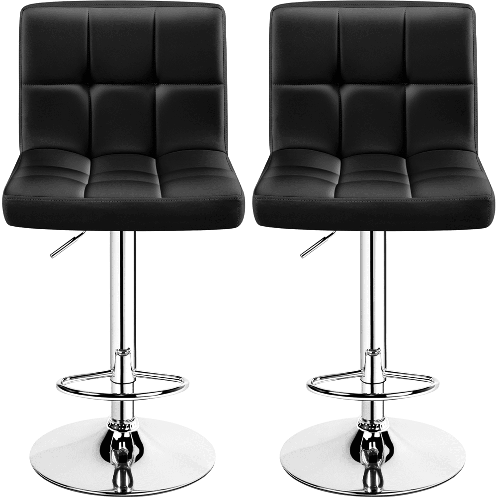Alden Design Adjustable Bar Stool - Faux Leather - Walmart.com