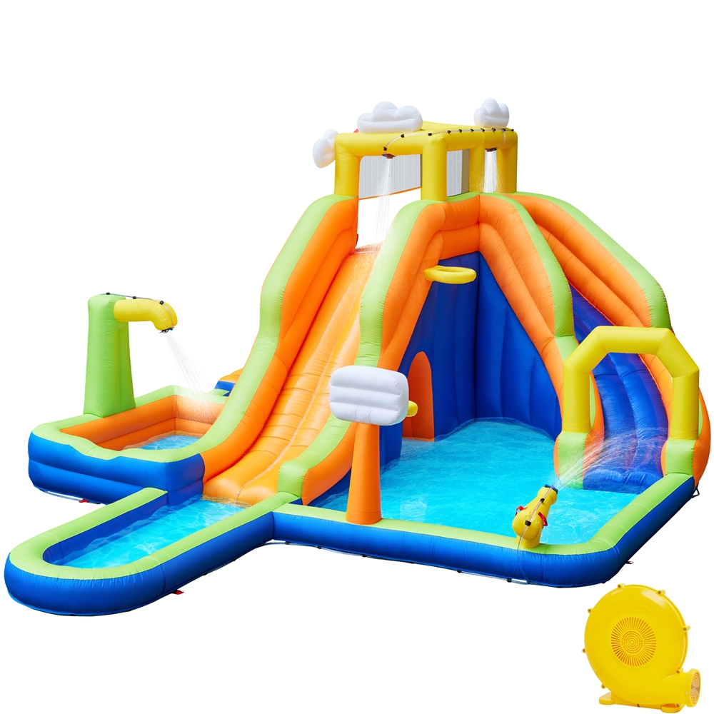 Customer reviews for Alden Design Double Lane Inflatable Water Slide ...