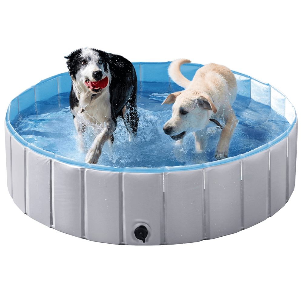 Alden Design Foldable Indoor/Outdoor Pet Swimming Pool, Bath Tub ...