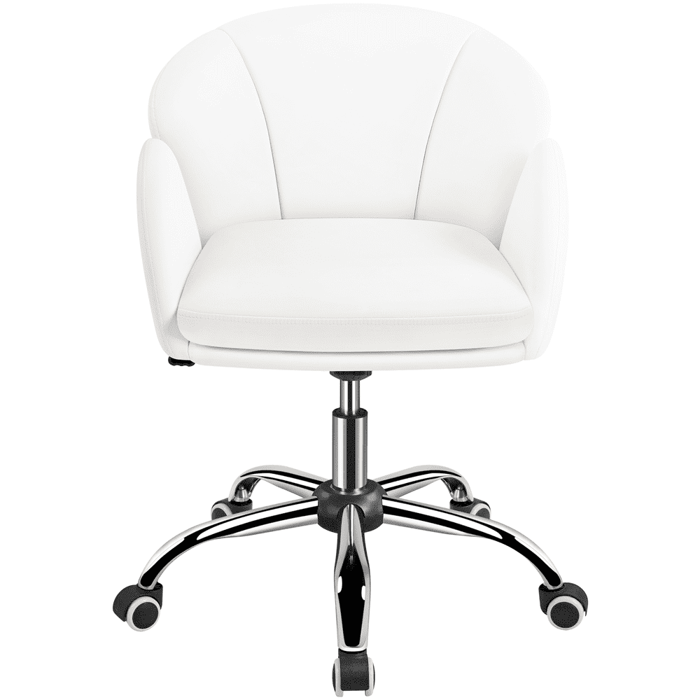 Alden Design Adult Modern Rolling Desk Chair with Armrests for Home ...
