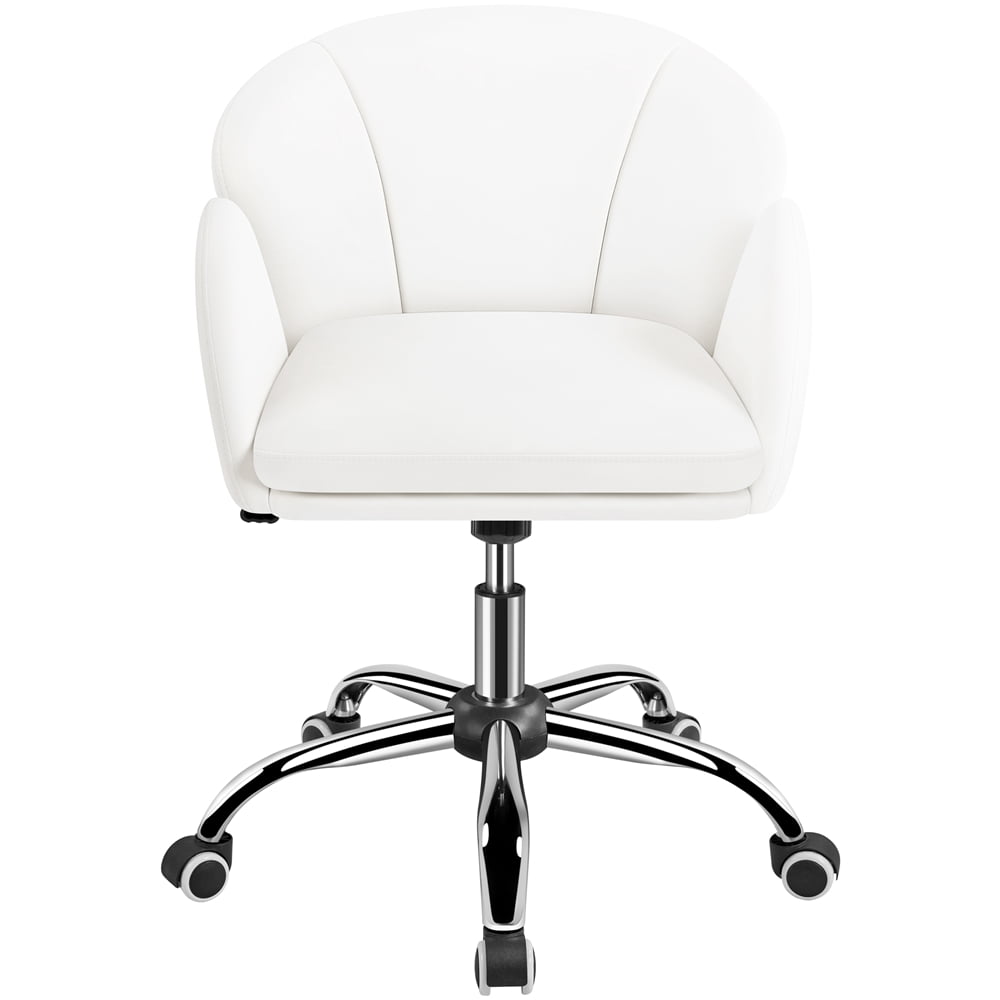 Alden Design Adult Modern Rolling Desk Chair with Armrests for Home ...